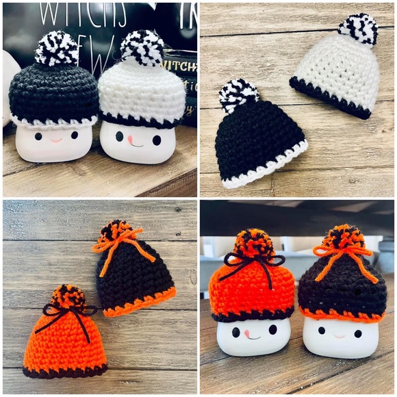 Hand Crafted | Other | 4 X Marshmallow Mug Hats Farmhouse Fall ...